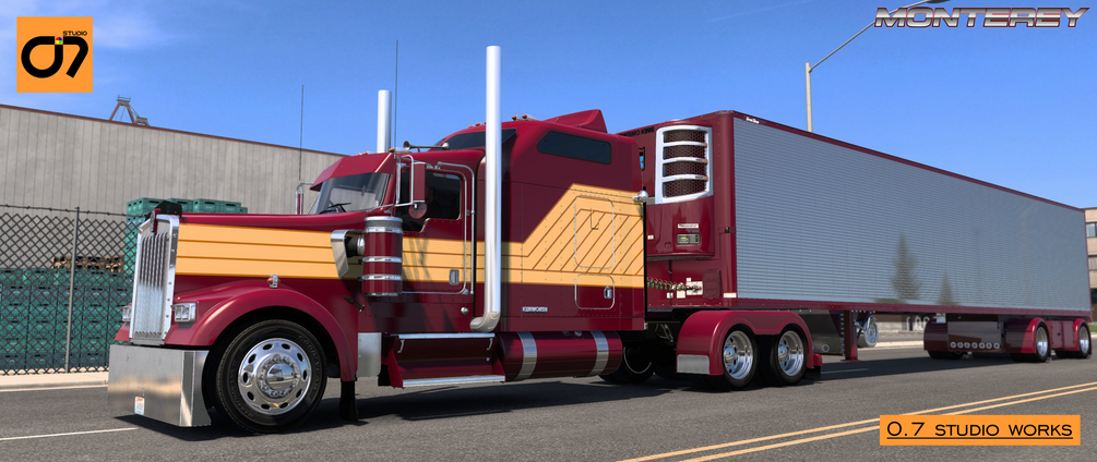 Kenworth W900L Monterey Paint Scheme