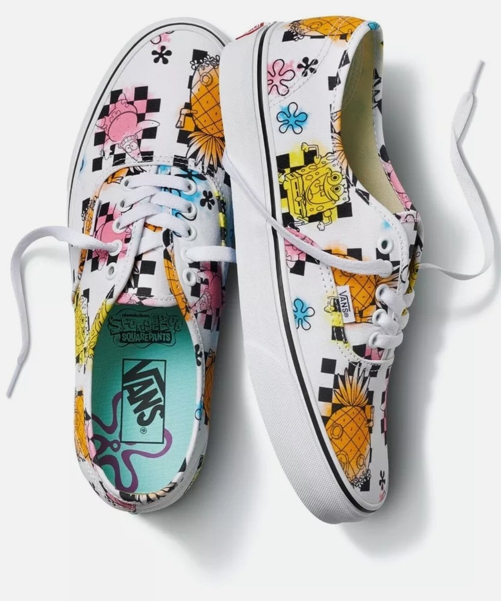 Vans x SpongeBob Authentic Airbrush Skate Shoe