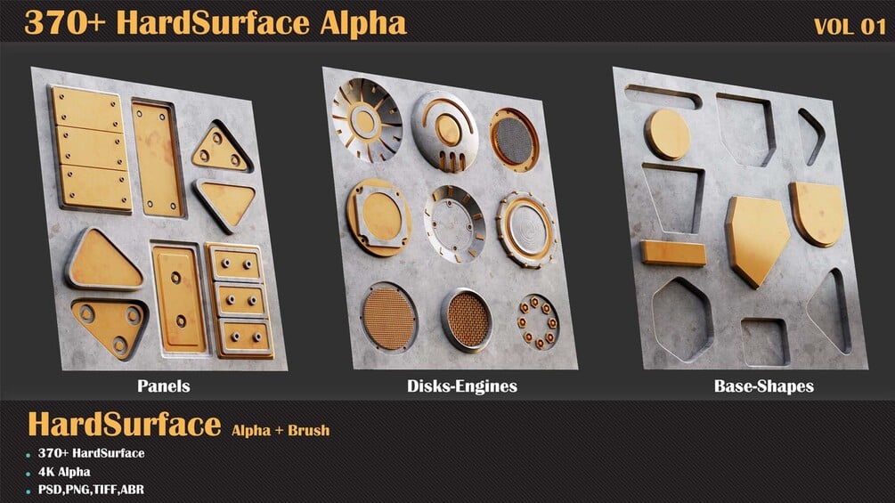 370 Hard Surface Alpha- VOL 01