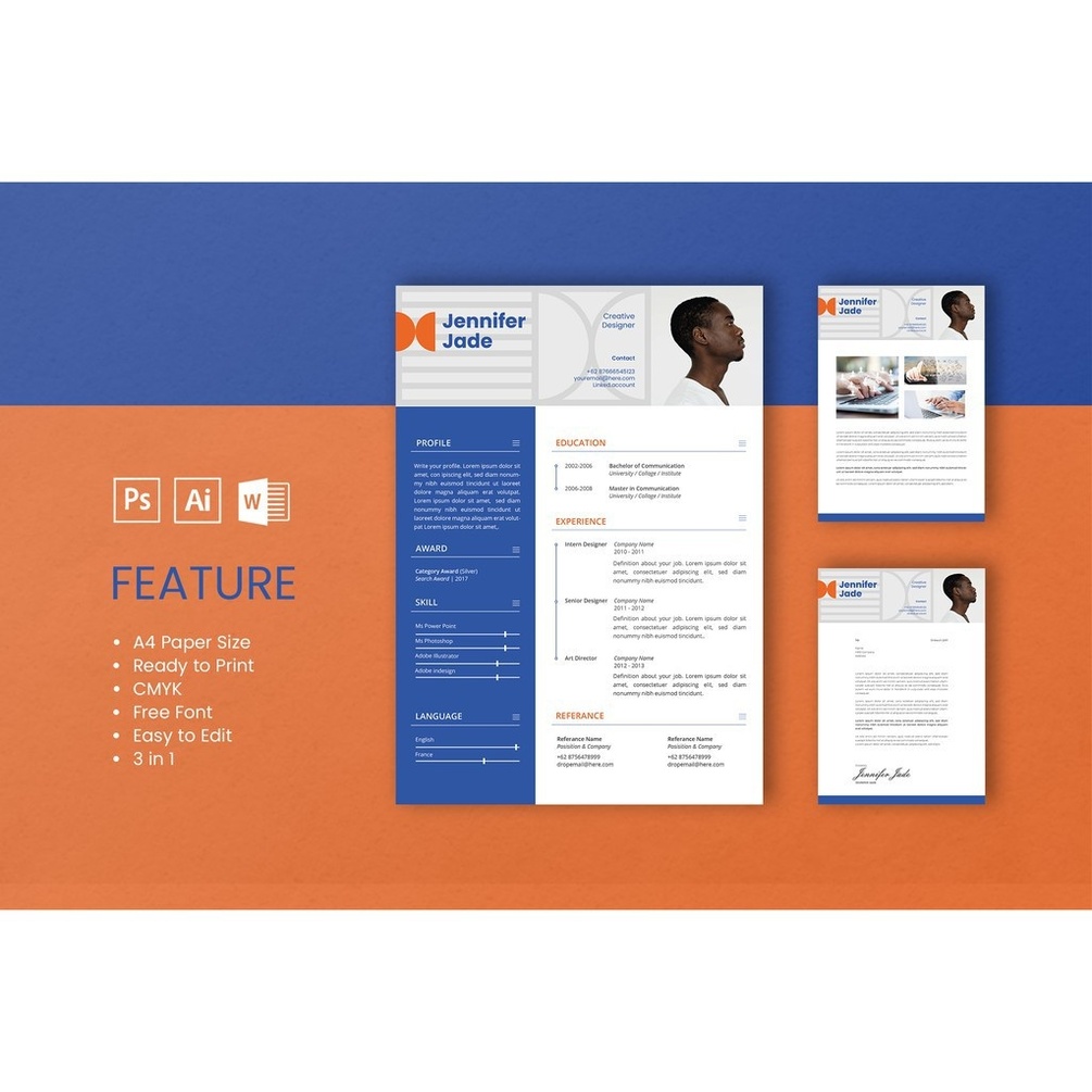 Limited Offer: 50 Professional Resume/CV Templates | Editable in Word ...