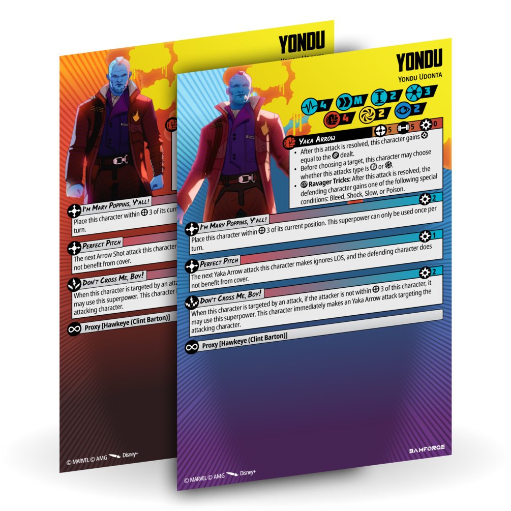 Yondu Character Card