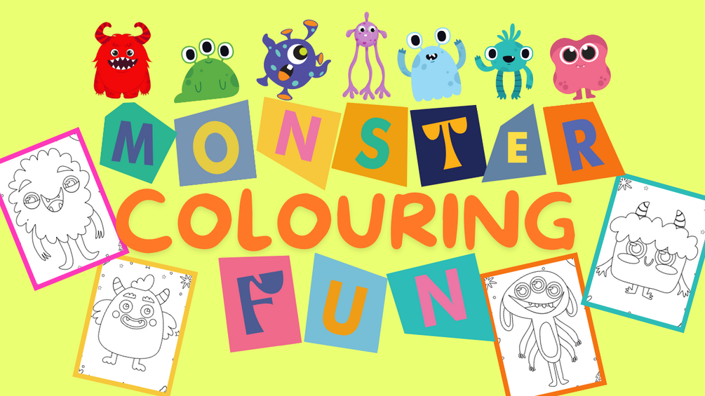 20-Page Monster Coloring Pages for Kids – Fun & Creative Monster-Themed ...