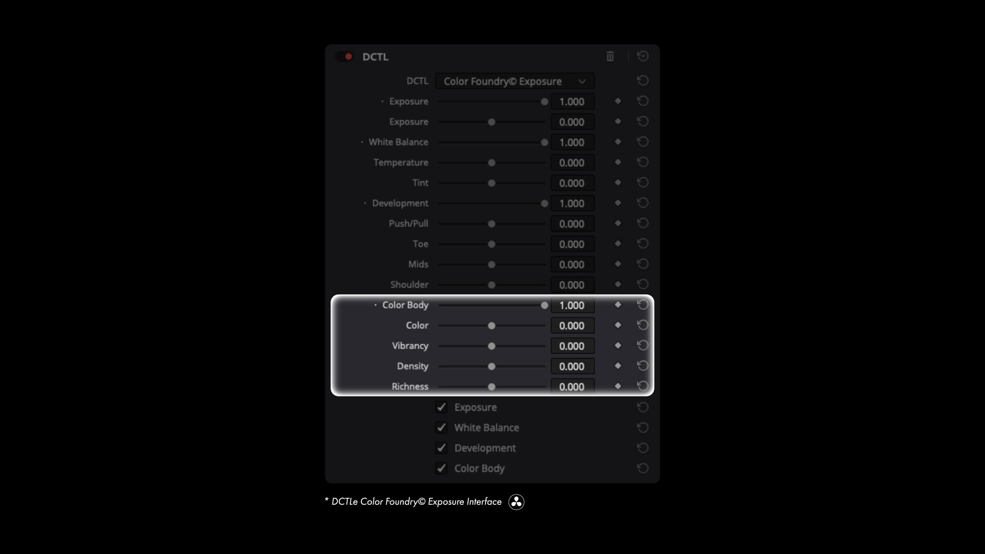 Color Foundry© v1.0 DCTL Film Look Design | for DaVinci Resolve Studio