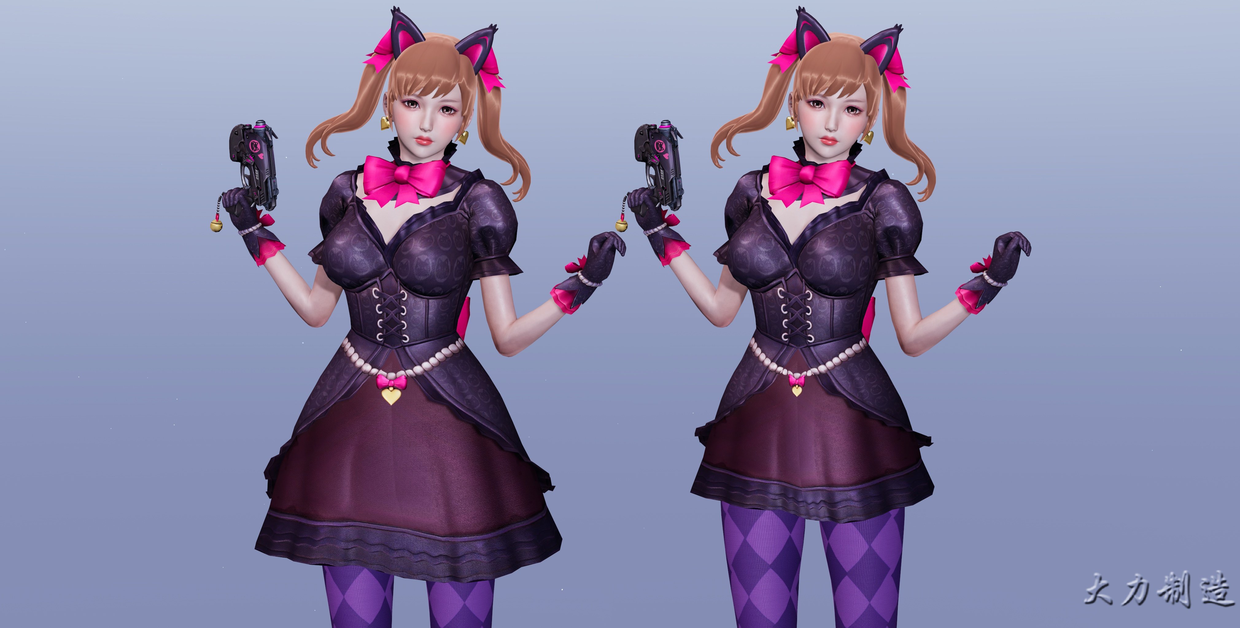 055 - HS2（HoneySelect2）+AI（AI-Syoujyo）MOD 通用-大力-DVA-黑猫+机甲