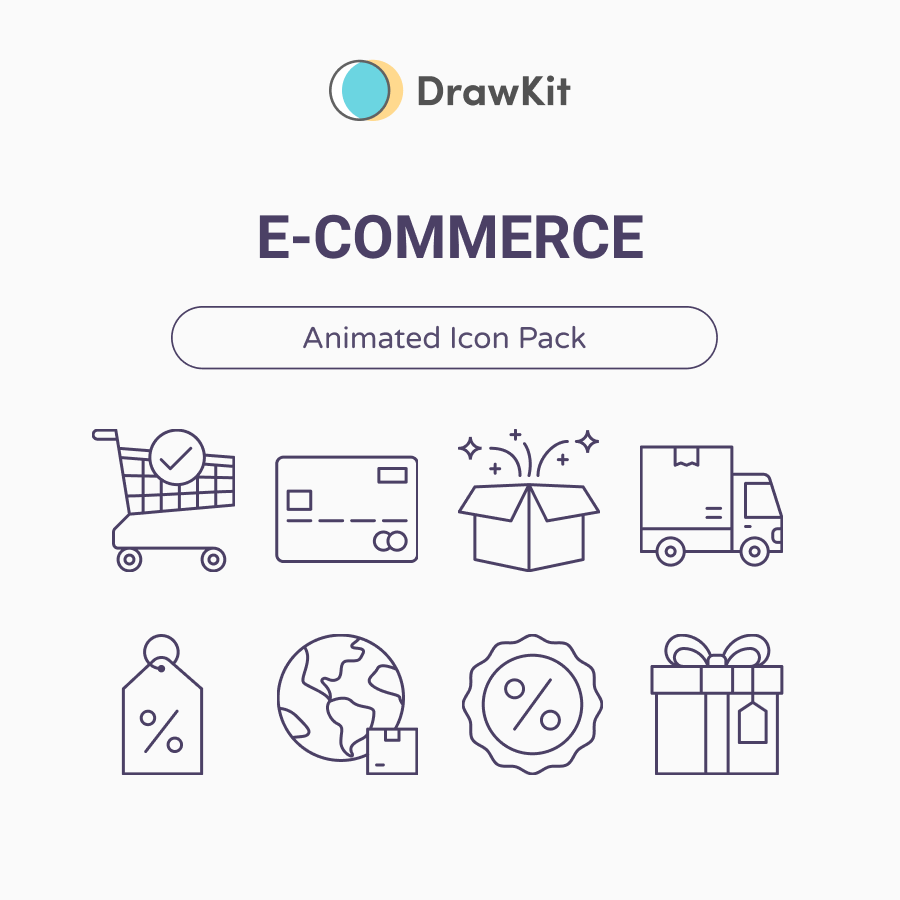 Animated E-Commerce Icons