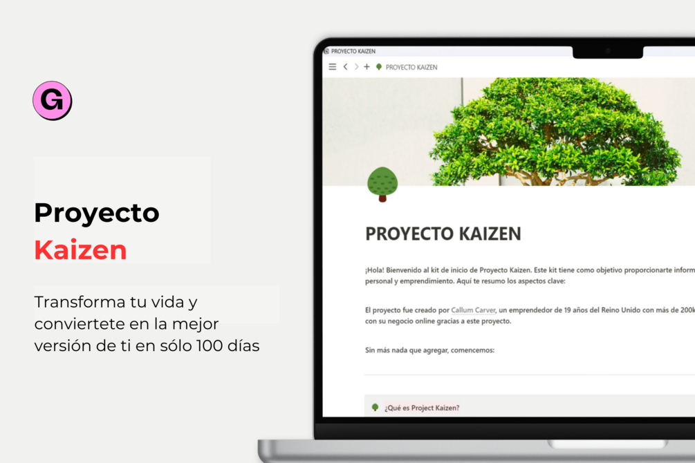 PROYECTO KAIZEN - Guía para cambiar tu vida en 100 días