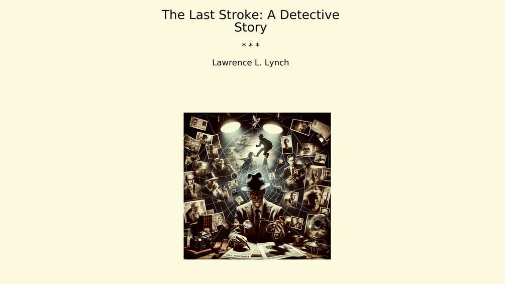 The Last Stroke: A Detective Story