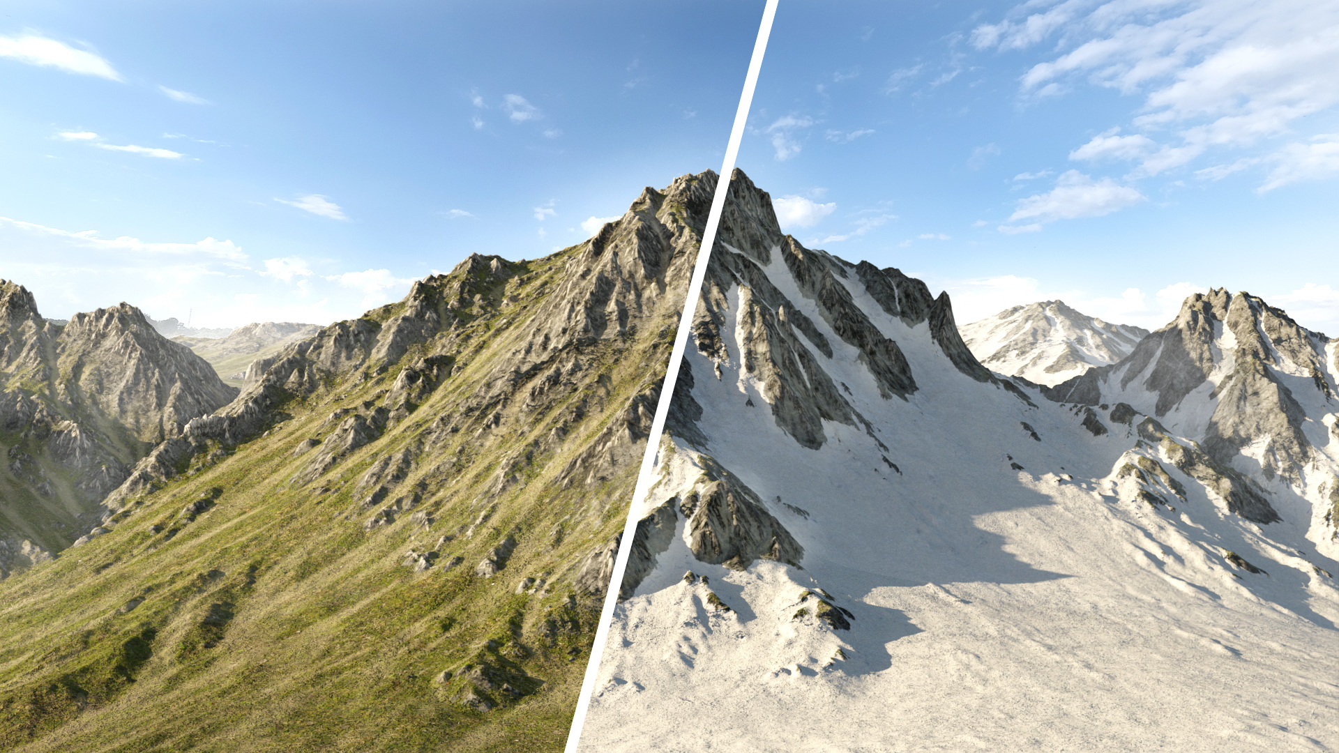 New Tutorial! How To Create Mountains with Custom Materials - Chuck_CG