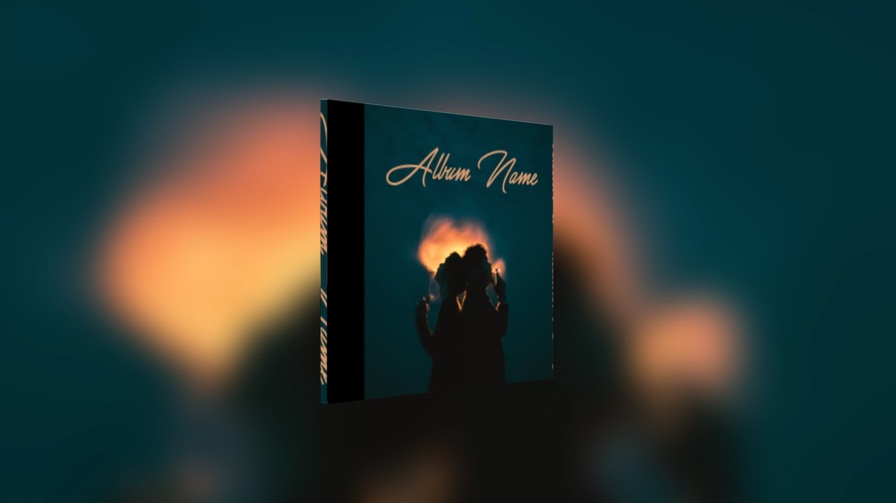 CD Box 3D - CD case 3D editable in After Effects