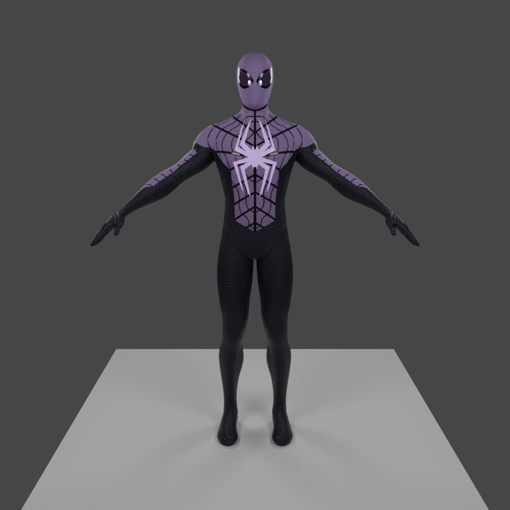 Community Suit Spider-Man textuers