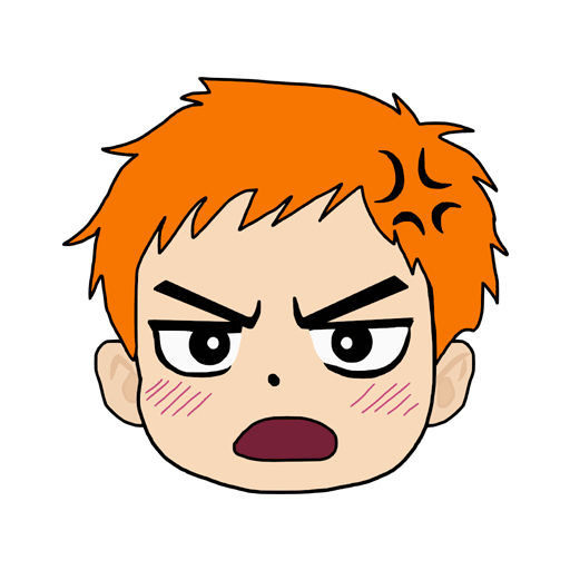 2D Chibi "Ken" Angry Expression Loop – Cute Pouting Character Animation ...
