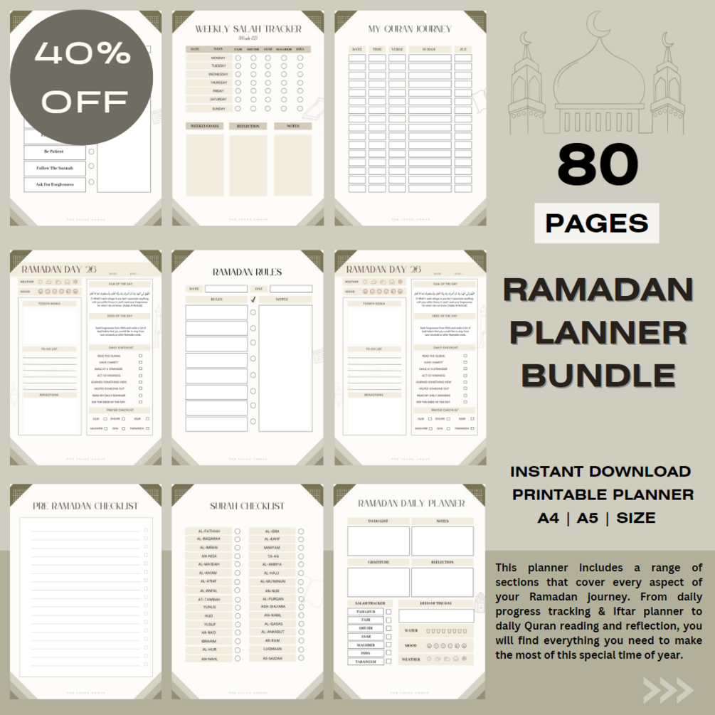 Printable Ramadan Planner