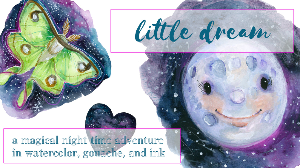 Little Dream: A Magical Mini Night Time Adventure in Watercolor ...