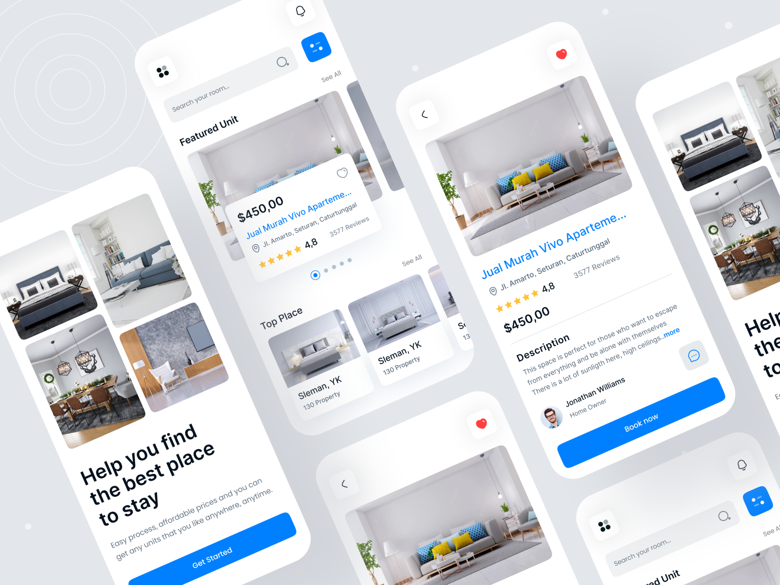 Real Estate Mobile App Design