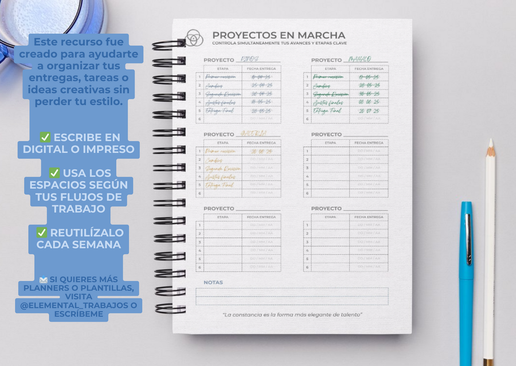 Planner Creativo para Arquitectura & Diseño