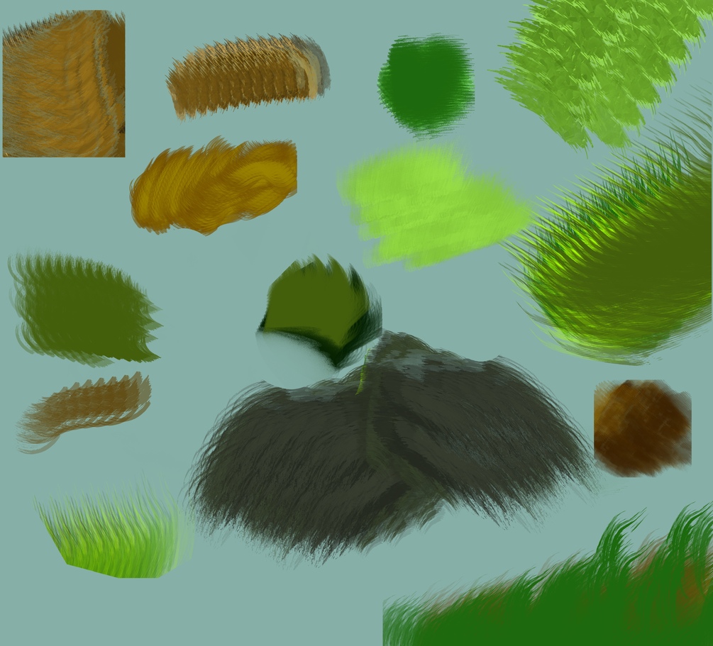 💥75 Fan brushes for Procreate (copy)
