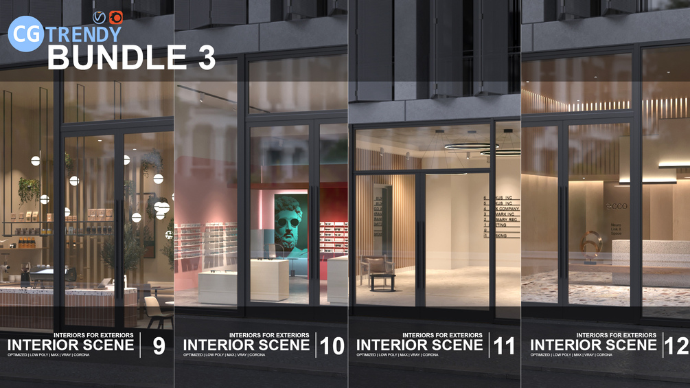 CGTrendy - 3D Scenes - Bundle 3