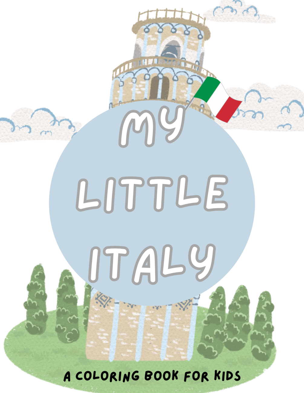 My Little Italy Coloring Book for Kids