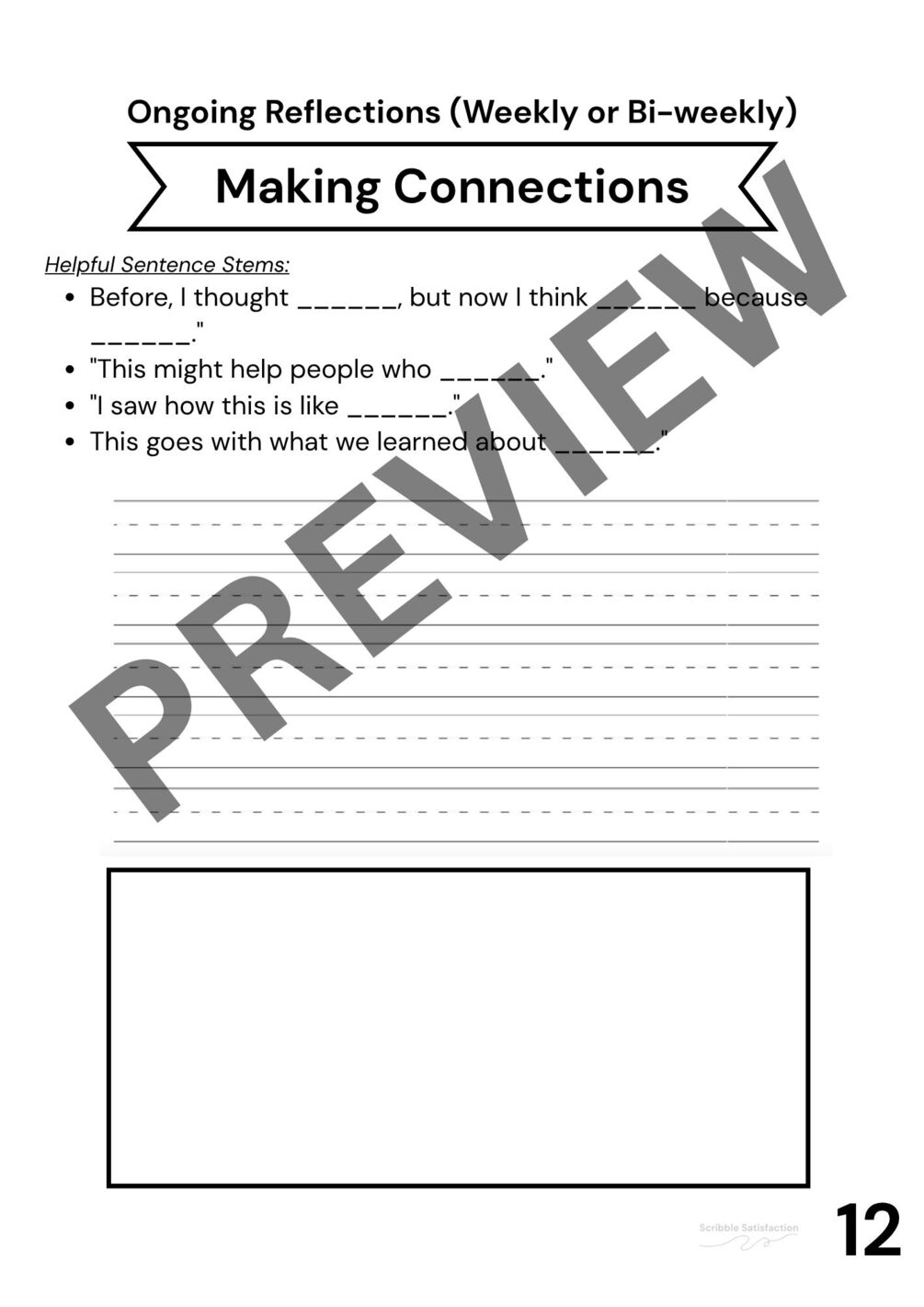 PYP Student Inquiry Journal Organized Reflection For All Six