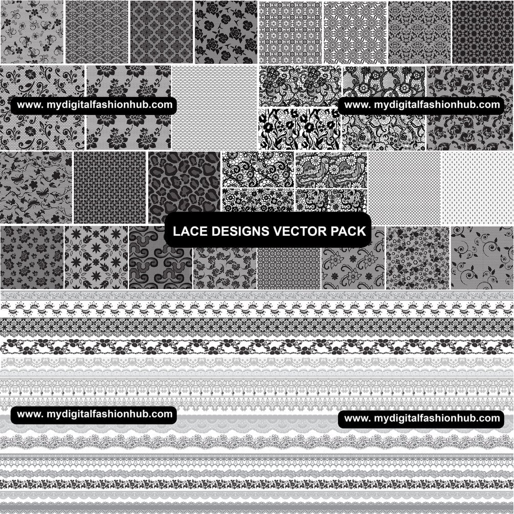 Lace Vector Designs – Flawless Vector Pack