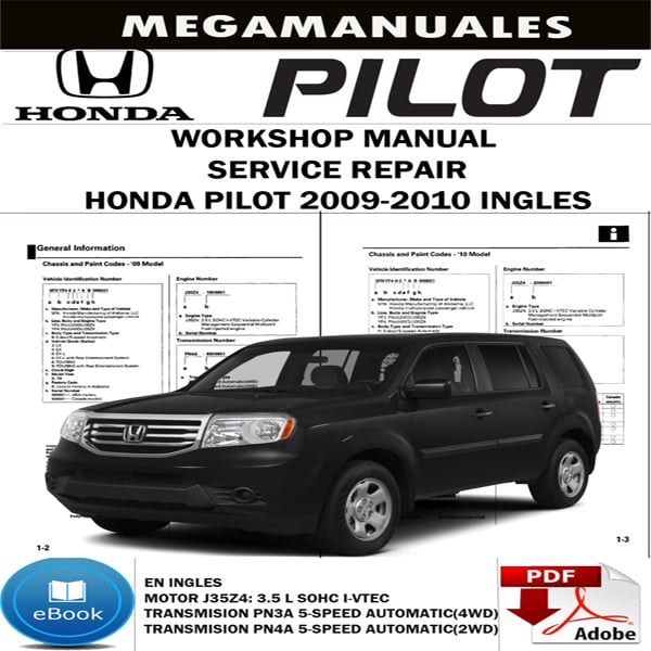 Honda Pilot 2009- 2010 workshop manual service repair