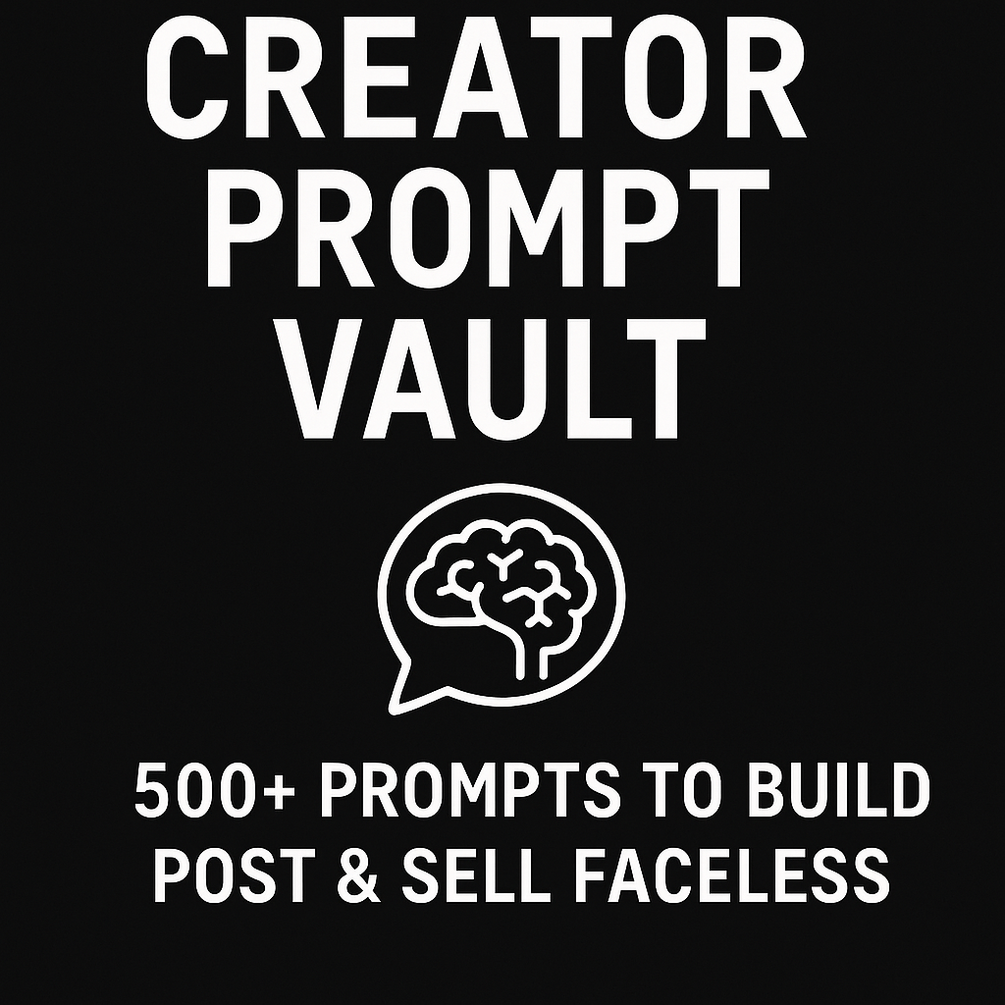 Creator Prompt Vault