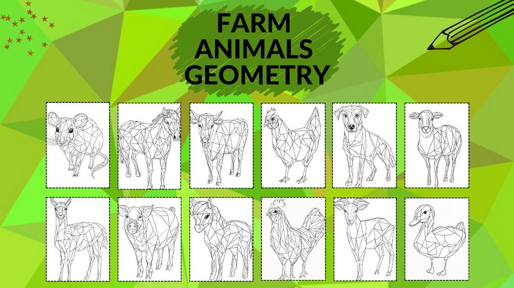 Farm Animals Geometry