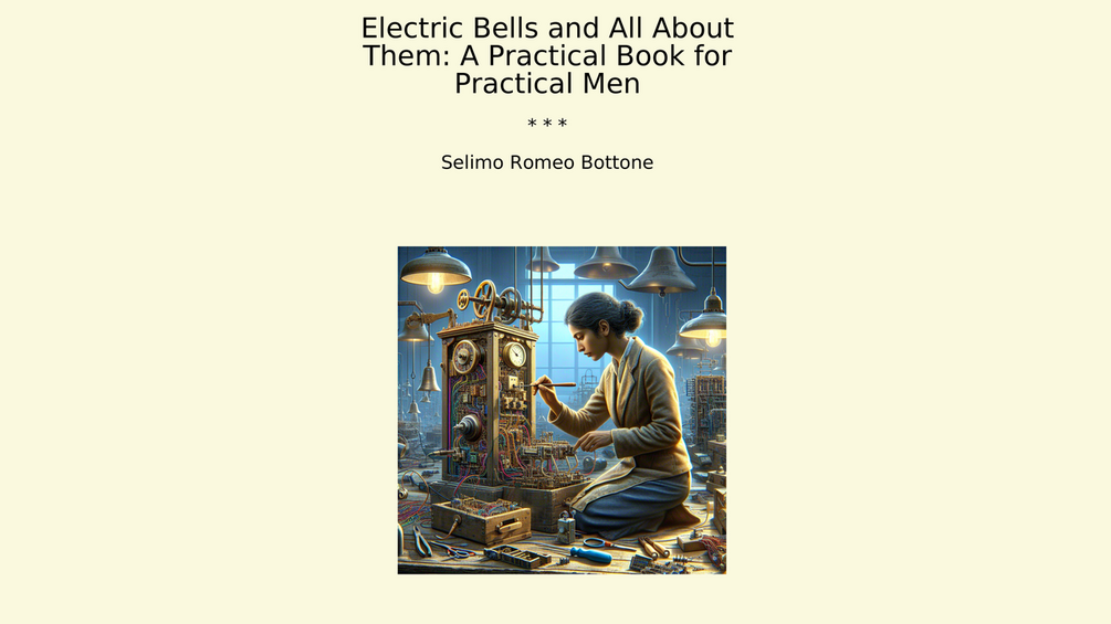 Electric Bells and All About Them: A Practical Book for Practical Men