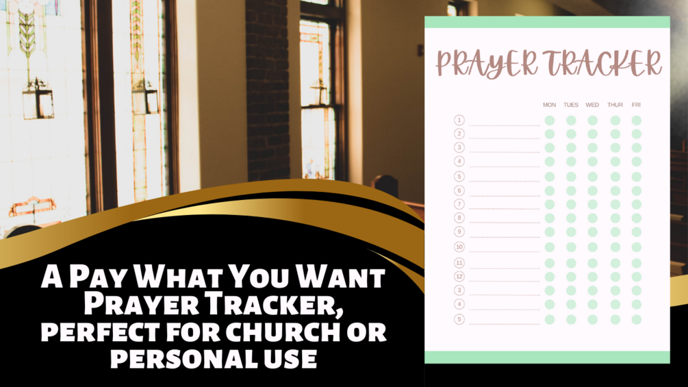 Prayer Tracker - Pay What You Want