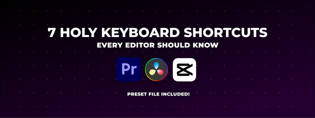 7 'Holy' Keyboard Shortcuts