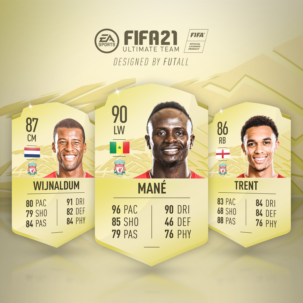 FIFA 21 Rare Gold Card Concept V1 (PNG)