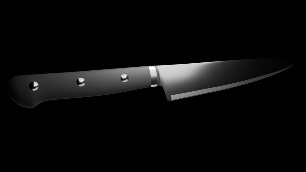 Realistic Knife 3D Model for Kitchen and Survival Scenes