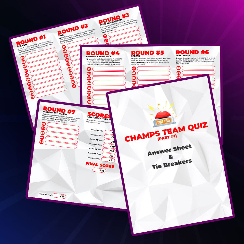 Champs Team Quiz - Part 1