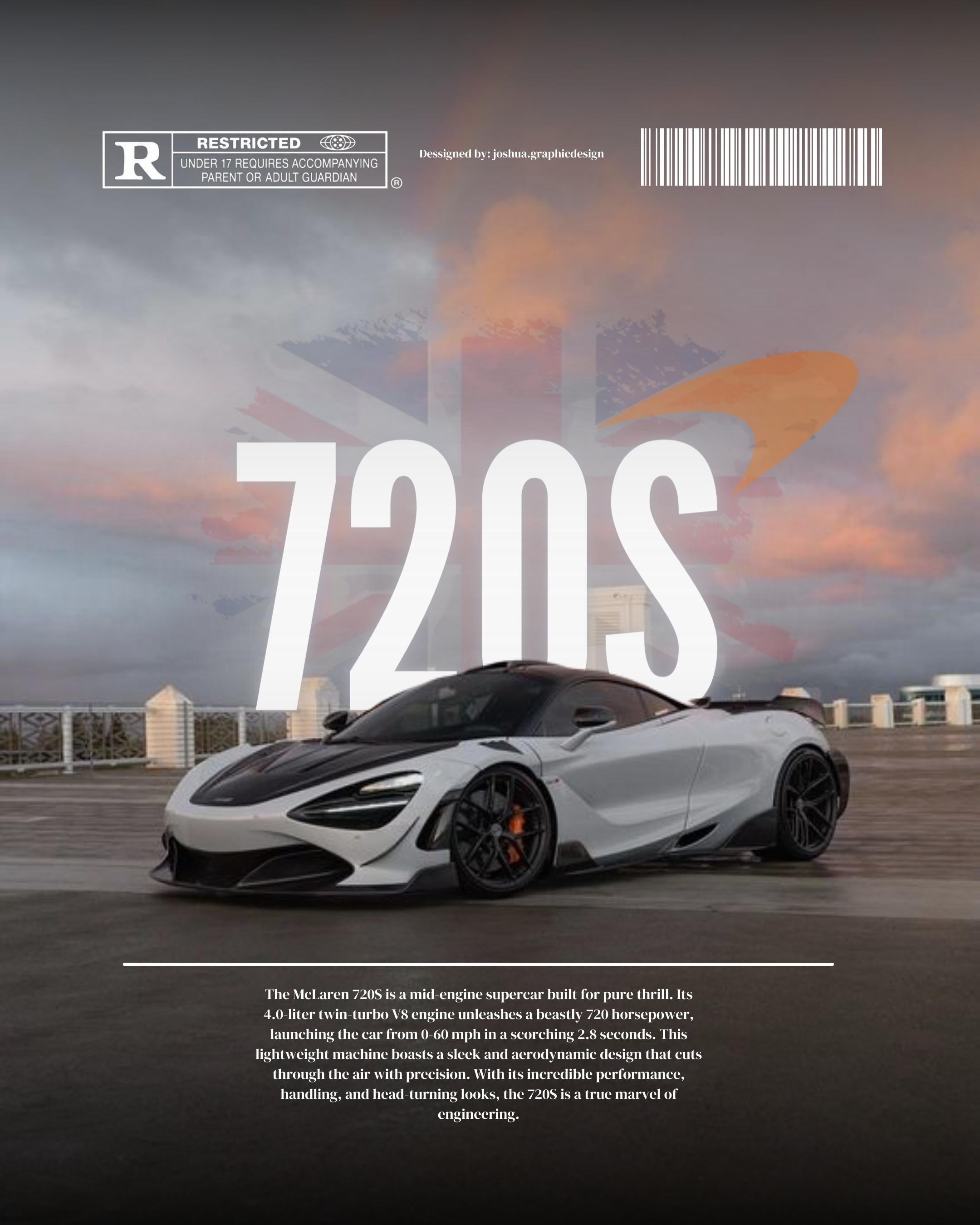 [FREE] Mclaren 720s Graphic Design