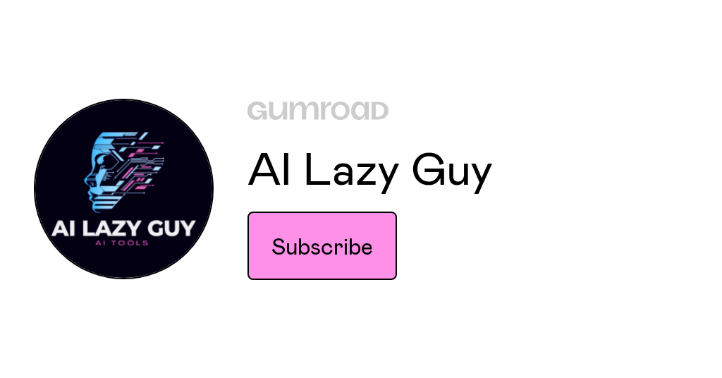 AI Lazy Guy