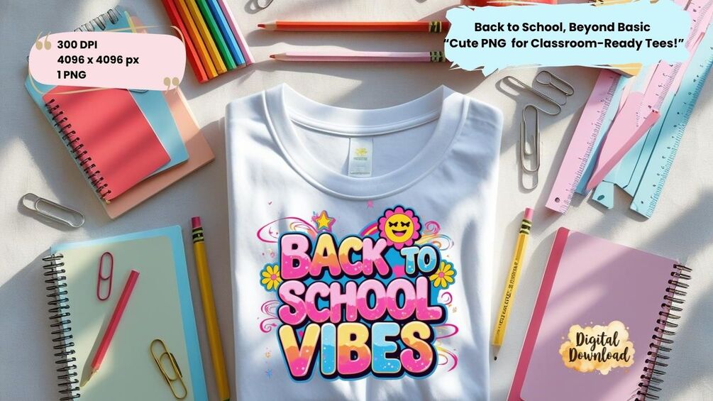 Back to School Vibes 1 PNG
