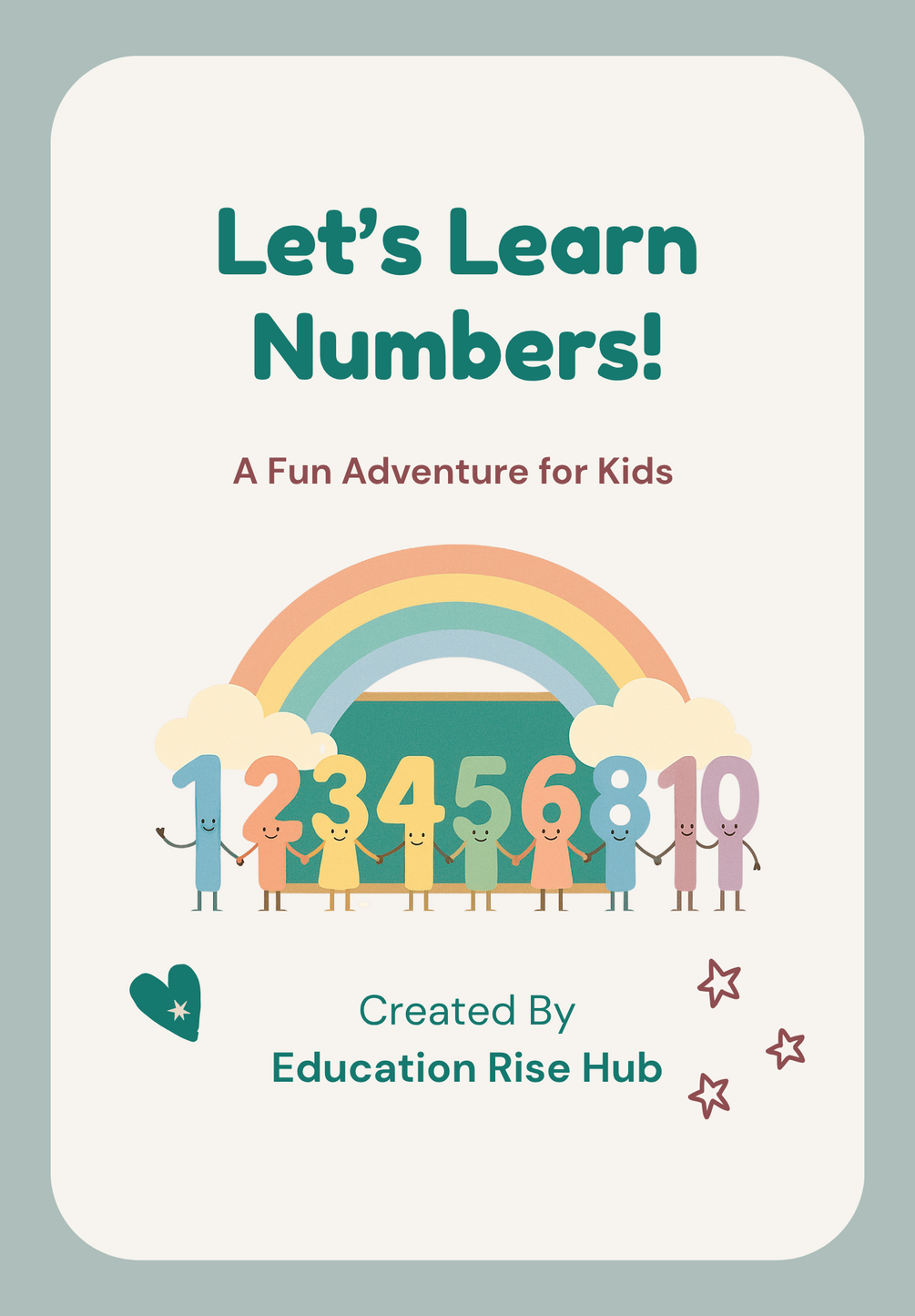 Early Learning Numbers Book – Let's Learn Numbers