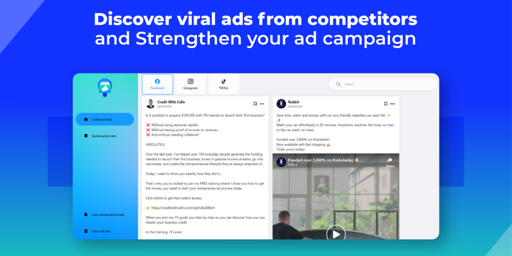 DropAd PRO - Find & Save Unlimited Facebook And Instagram Ads (Turbo Ad ...