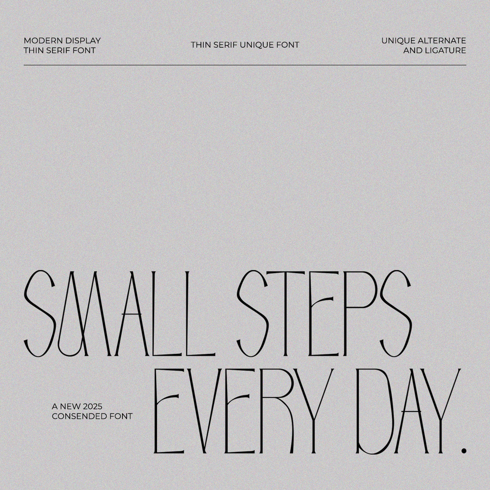 Thania Estrada - Thin Unique Serif Font