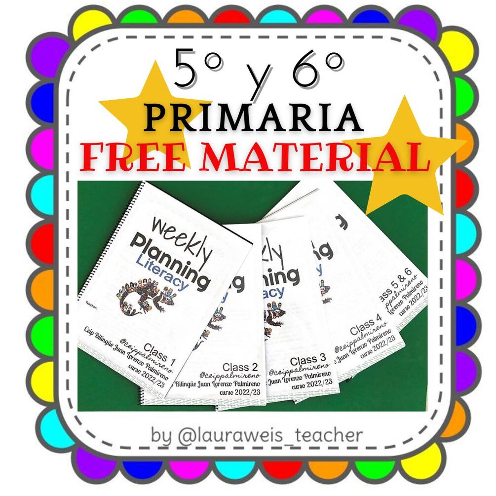 PACK Planner Literacy 5 and 6 Primary - Guía para programar de una ...