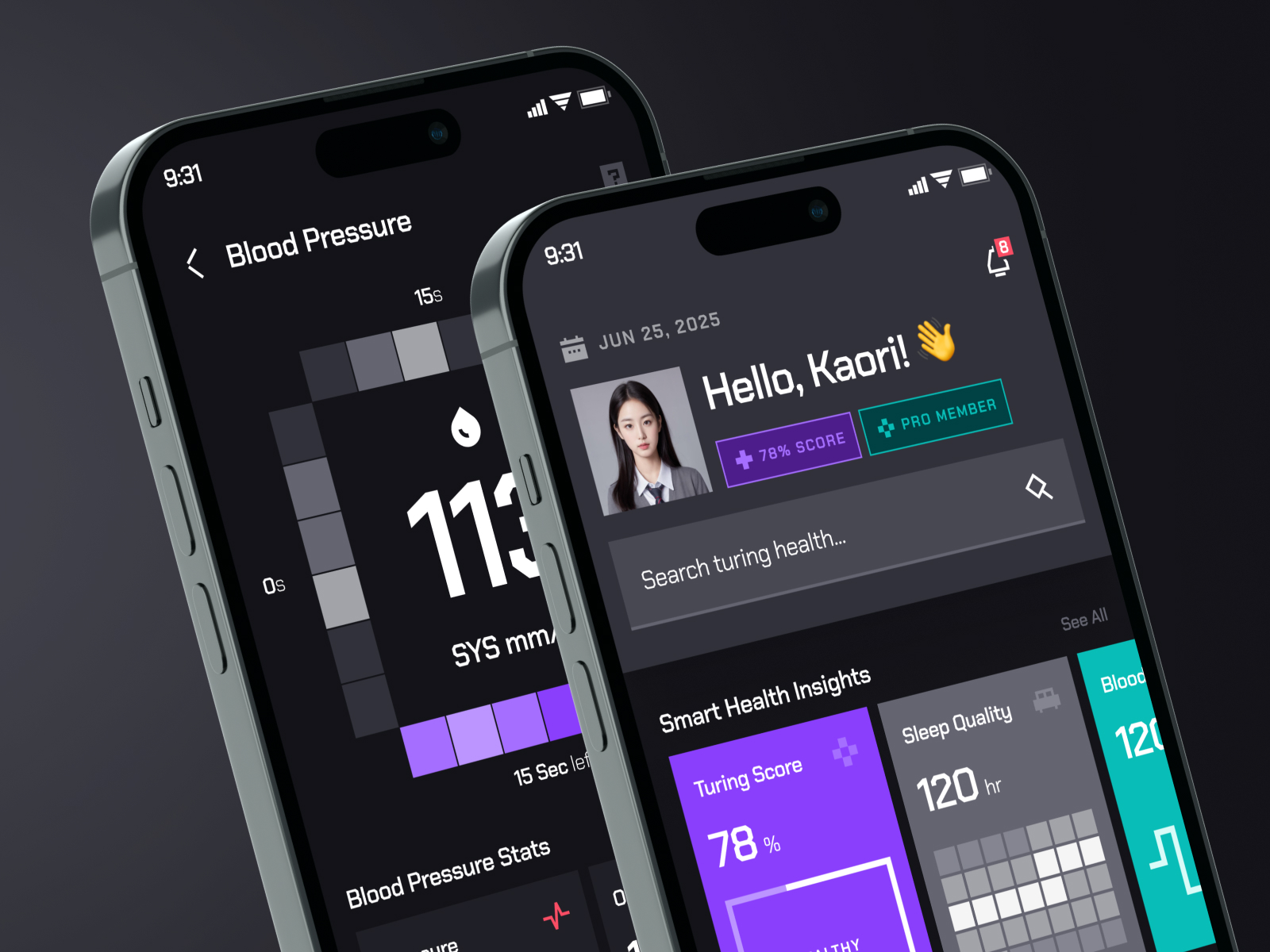 turing UI Kit: AI-Driven Smart Healthcare App