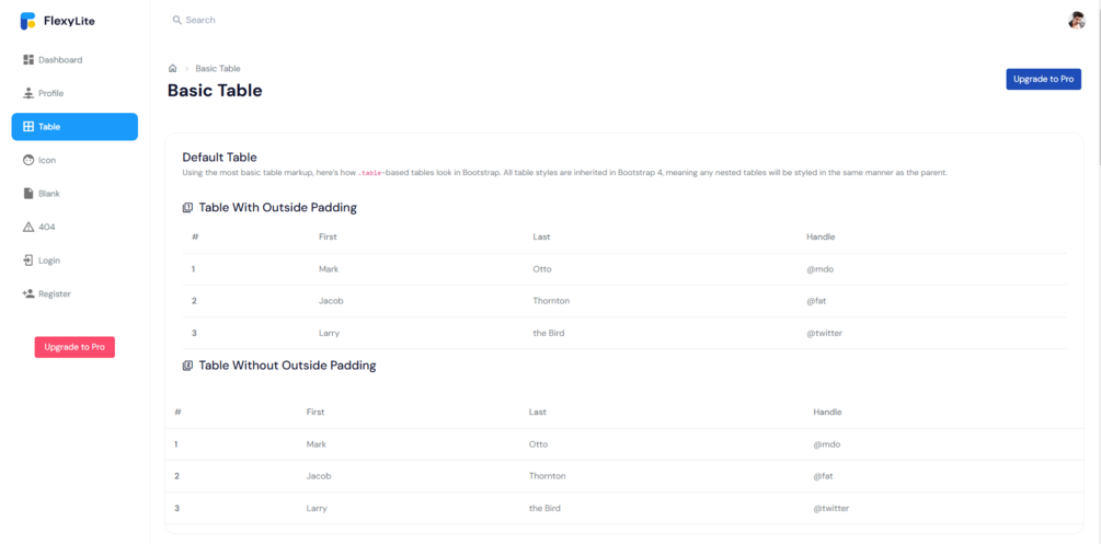 Flexy Free Bootstrap Admin Dashboard Template