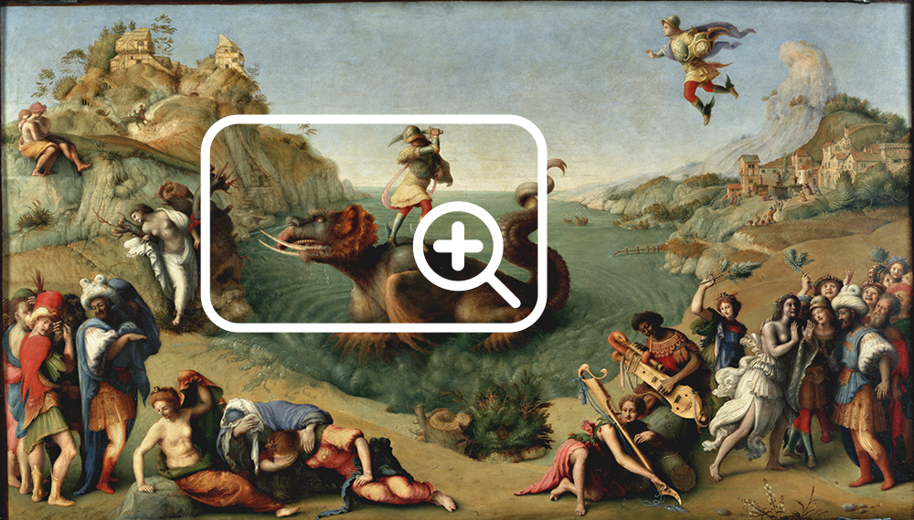 24 digital images of Piero di Cosimo paintings, people landscape still ...