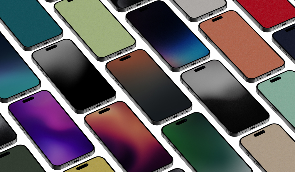 Phone wallpapers - Gradient and solid colors