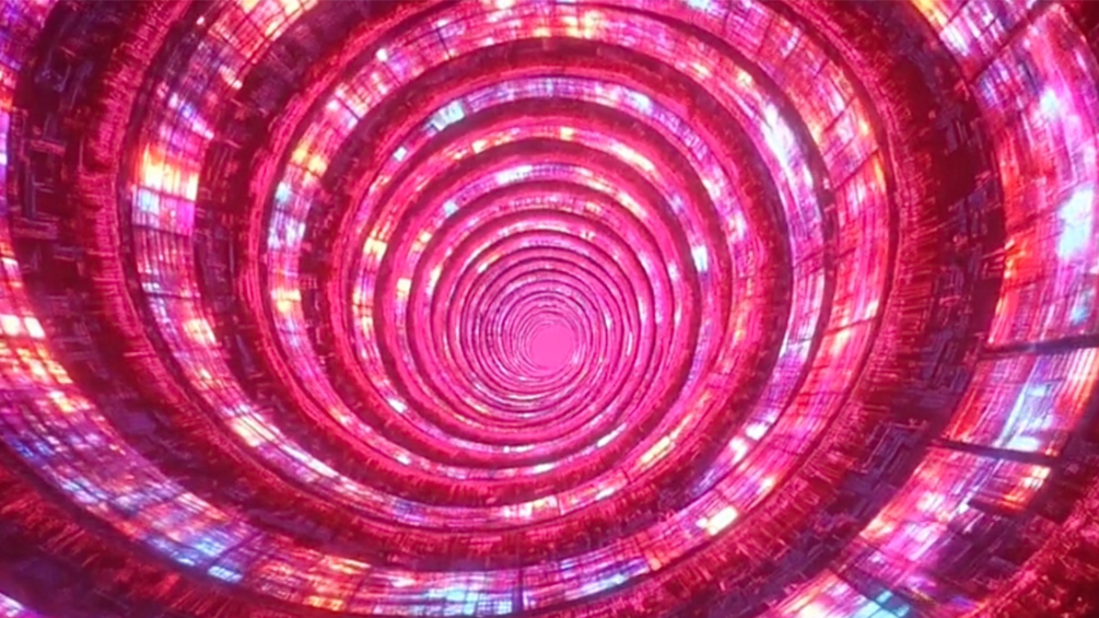 4K Neon Cyber Tunnel | Hypnotic Looping Animation of Abstract Geometric Lights & Futuristic ...