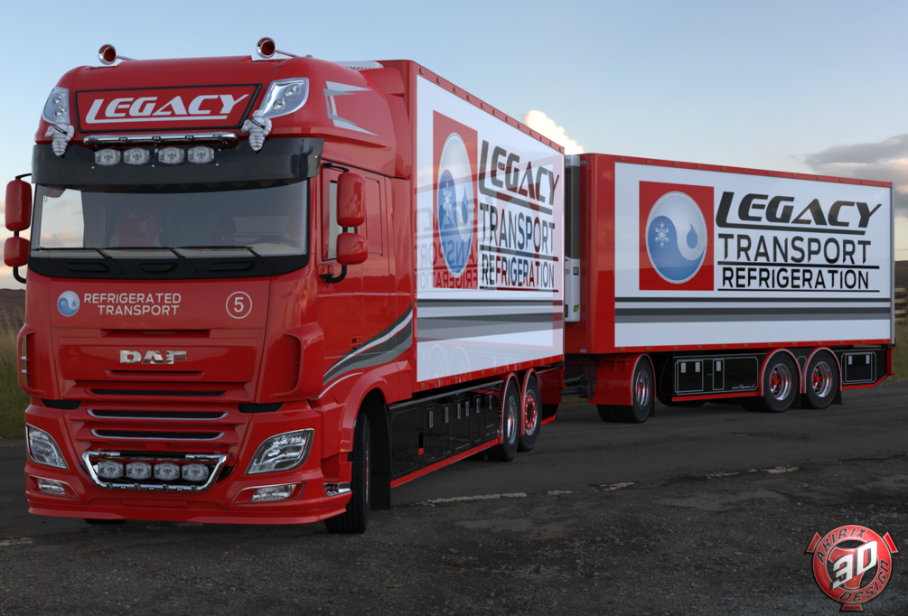 3D Daf XF 106 Tandem Legacy Edition