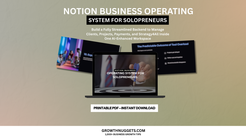 Notion Business Operating System for Solopreneurs