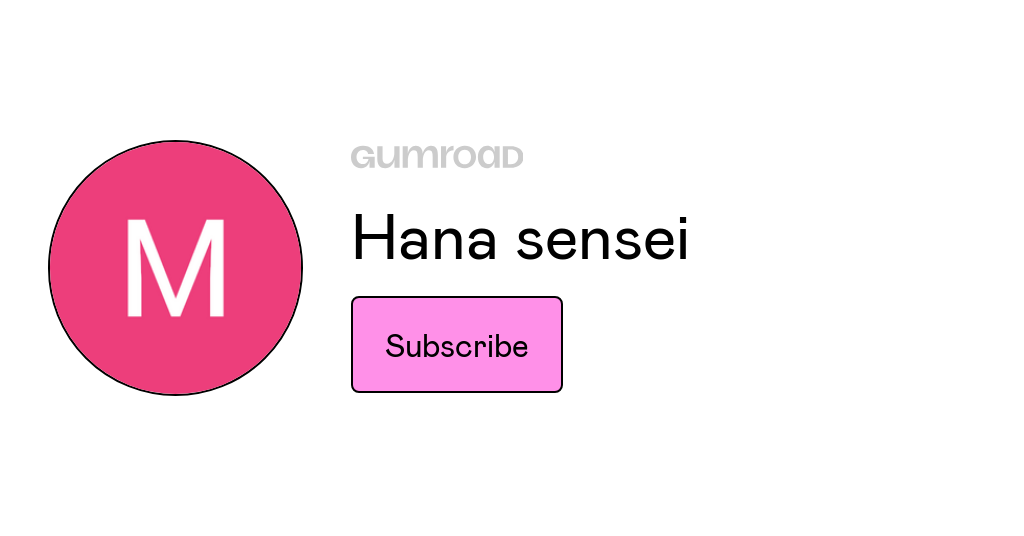 Hana sensei