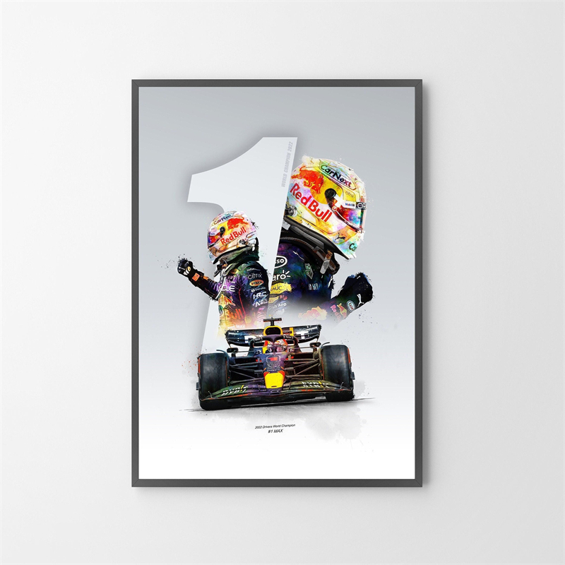 Max Verstappen F1 Poster