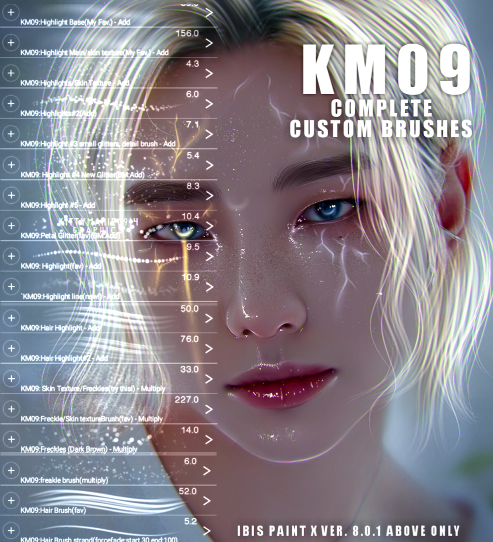 KM09 Complete Brush Set [ENHANCED VERSION]